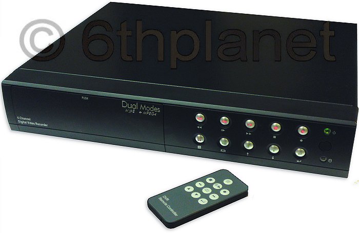 Technical Data - 4 Channel 160Gb CCTV DVR, Network, Remote control ...