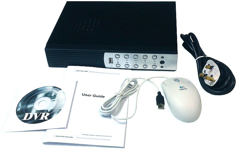 Technical Data - 4 Channel Triplex 50fps NETWORK CCTV 160Gb Mouse ...