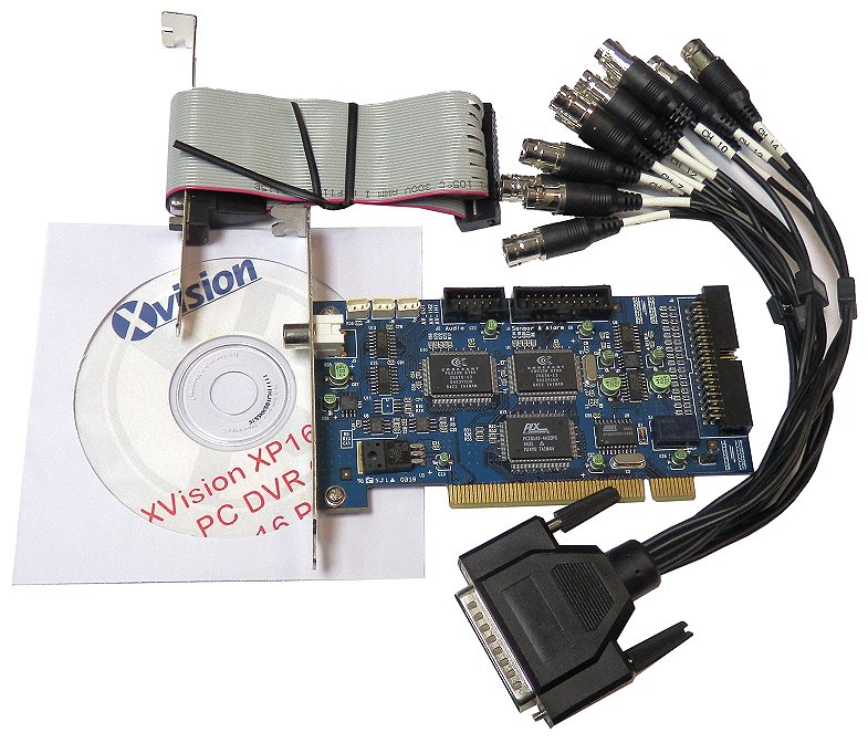 Technical Data - X-Vision XP16SW50 16 Channel CCTV PC DVR Card