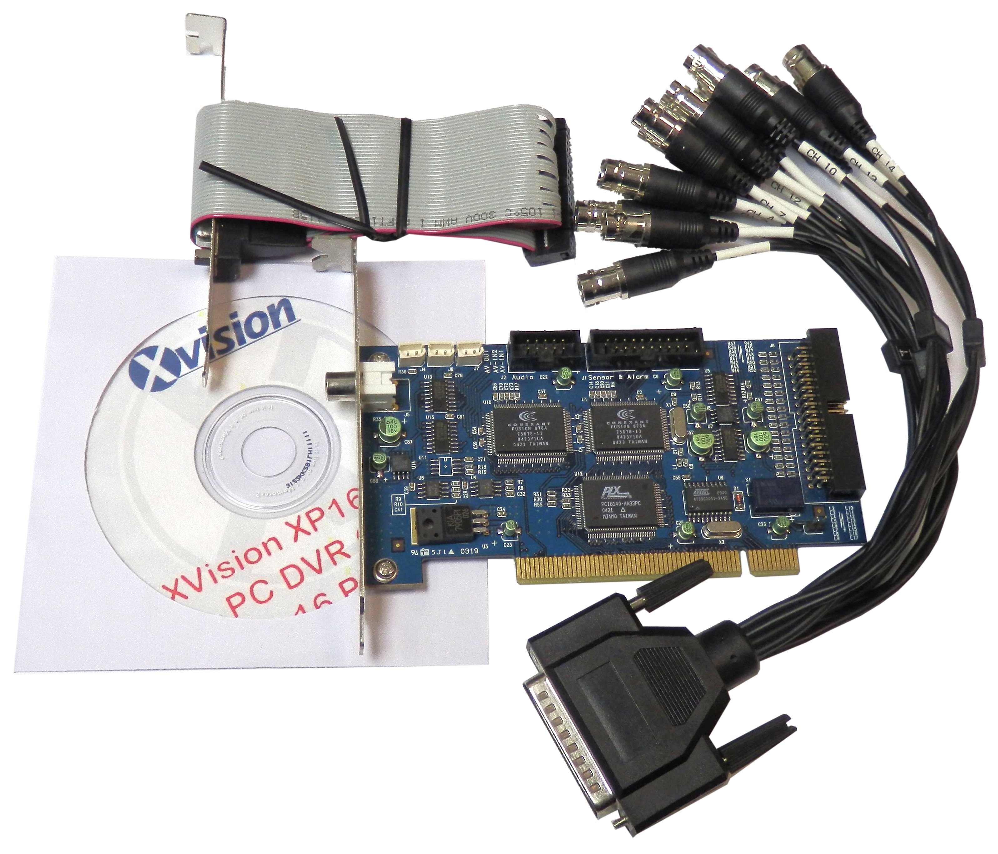Technical Data - X-Vision XP16SW50 16 Channel CCTV PC DVR Card
