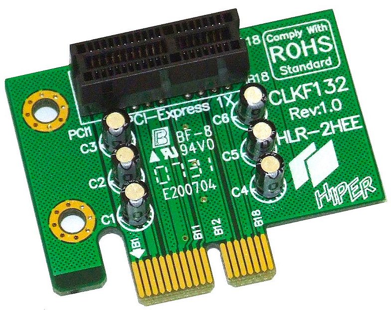 Technical Data - HIPER Low Profile 90 Degree PCI-Express x1 RISER CARD ...
