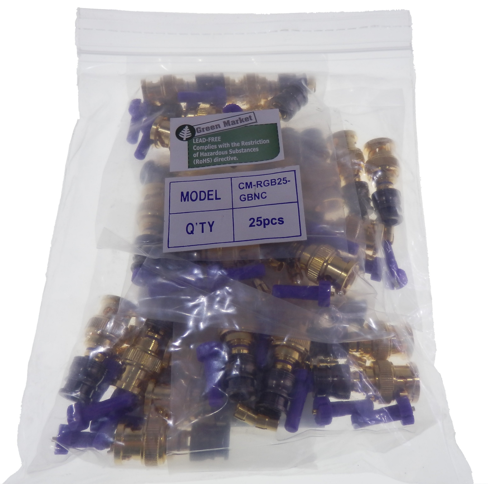 Technical Data - Liberty Cable CM-RGB25-GBNC- ConnecTec BNC 25 AWG Mini ...