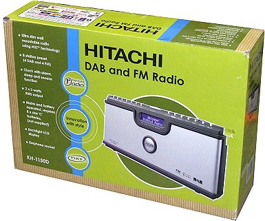 Technical Data - Hitachi KH-1150D DAB & FM Stereo Radio