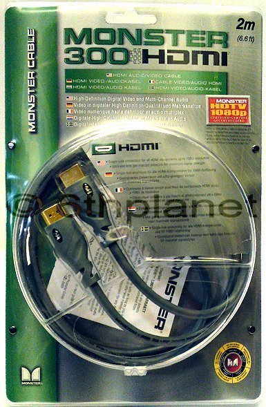 Technical Data - Monster Cable Monster 300 for HDMI - 2 Meter HDMI300-2M