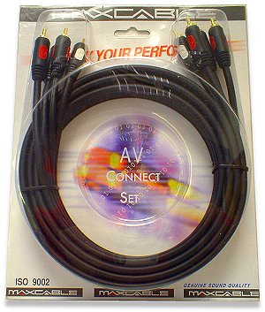 Technical Data - 2 Metre Maxcable 4 RCA to 4 RCA Audio Cable