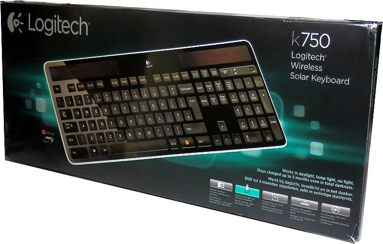 Technical Data - Logitech K750 USB UK Wireless Solar Keyboard, NO ...