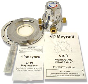 Technical Data - MEYNELL V8/3 Recessed Single Point Thermostatic Shower ...