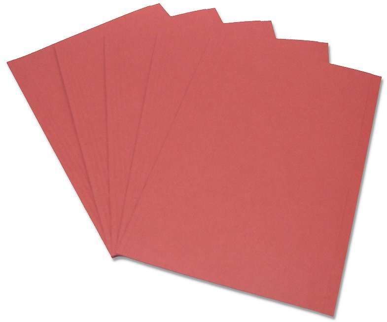Technical Data - Box of 100 Guildhall Red Square Cut Folders. Ref FS315.