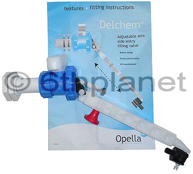 Technical Data - Opella Adjustable Arm Side entry filling valve