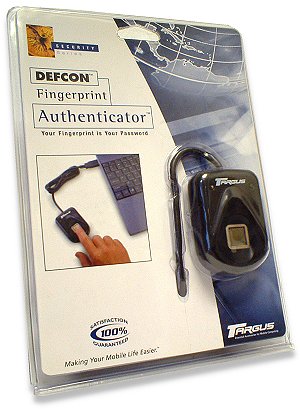 Technical Data - Targus Defcon Fingerprint Authenticator