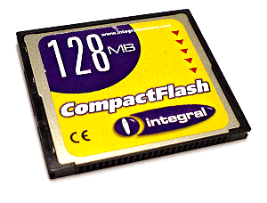 Technical Data - Integral 128MB CF (Compact Flash) Memory Card
