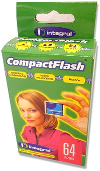Technical Data - Sony Integral 64MB Compact Flash Memory Card