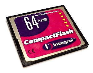 Technical Data - Sony Integral 64MB Compact Flash Memory Card
